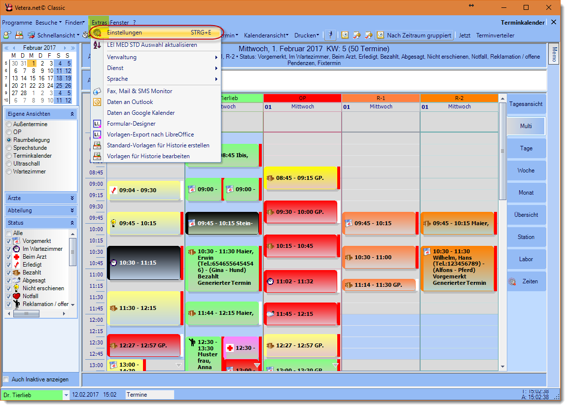 Aktivierung der RKSV in VETERA.net